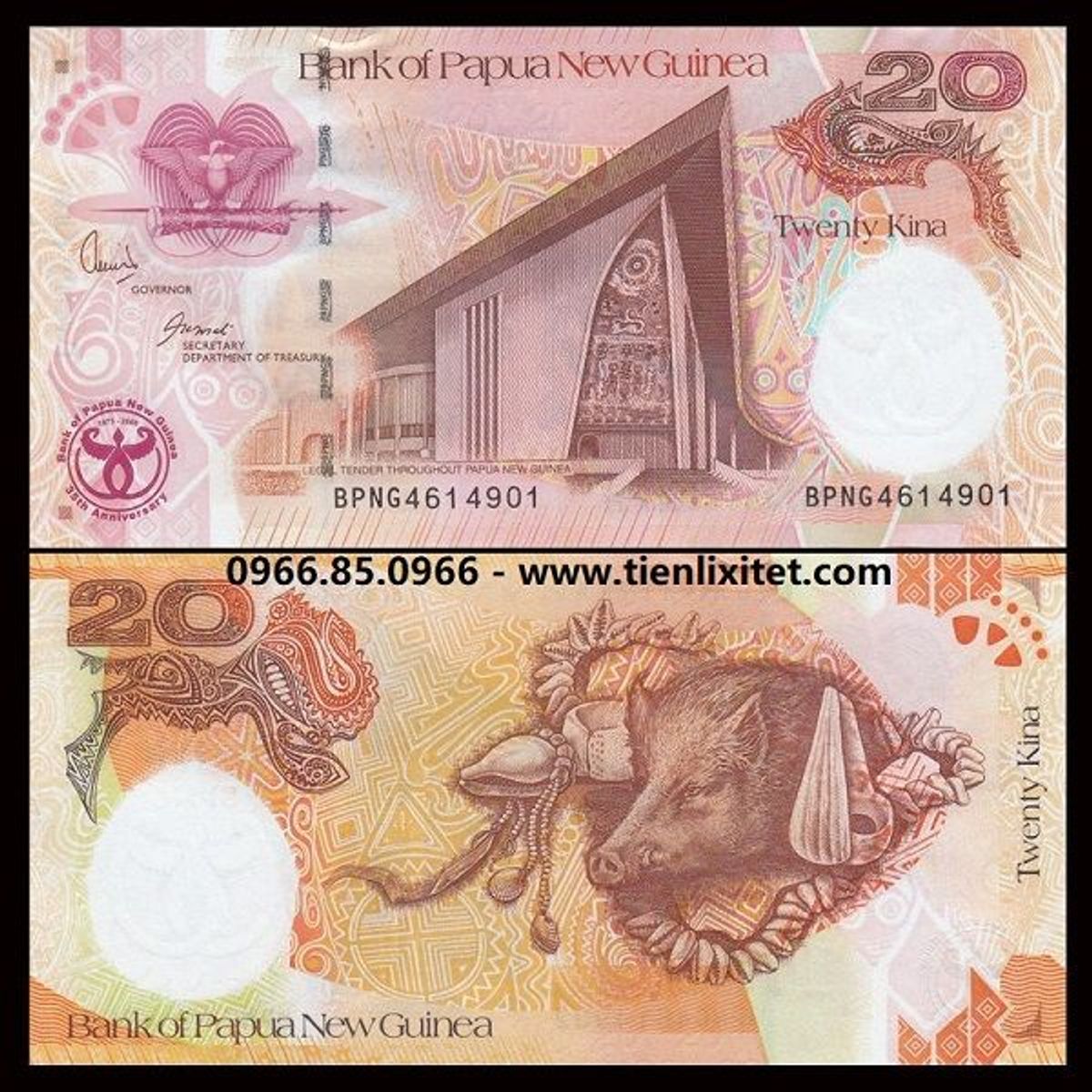Tiền lì xì tết năm con heo bằng tiền con heo papua new guinea giá sỉ ...