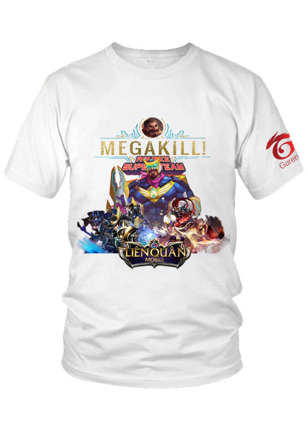 Áo Thun Liên Quân Mobile 3D Tướng Rourke Skin Biệt Đội Siêu Hùng 7 Màu ...
