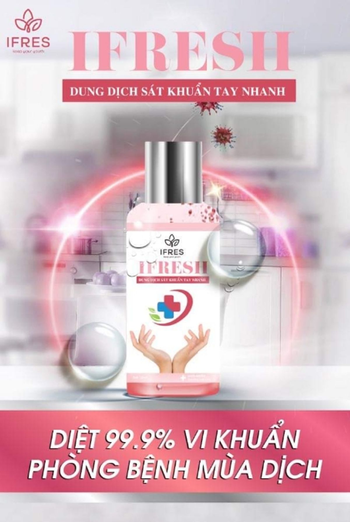 Gel sát khuẩn tay nhanh IFRESH giá sỉ, giá bán buôn - Thị Trường Sỉ