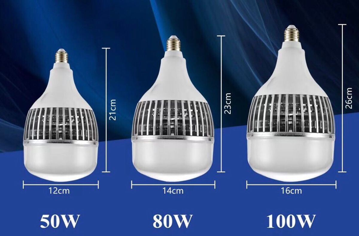 Bóng đèn LED BULB Trụ nhôm 50W 100W 150W giá sỉ, giá bán buôn - Thị ...
