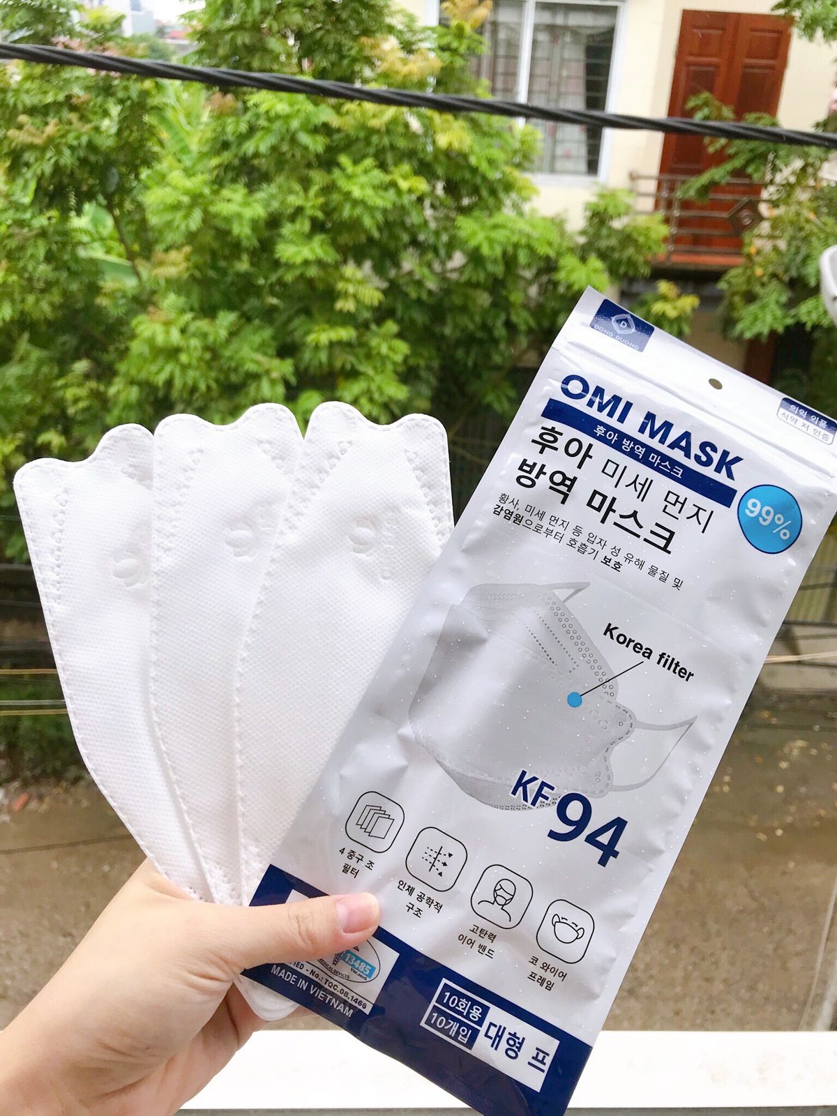 Khẩu trang KF94 (cá) giá sỉ, giá bán buôn - Thị Trường Sỉ