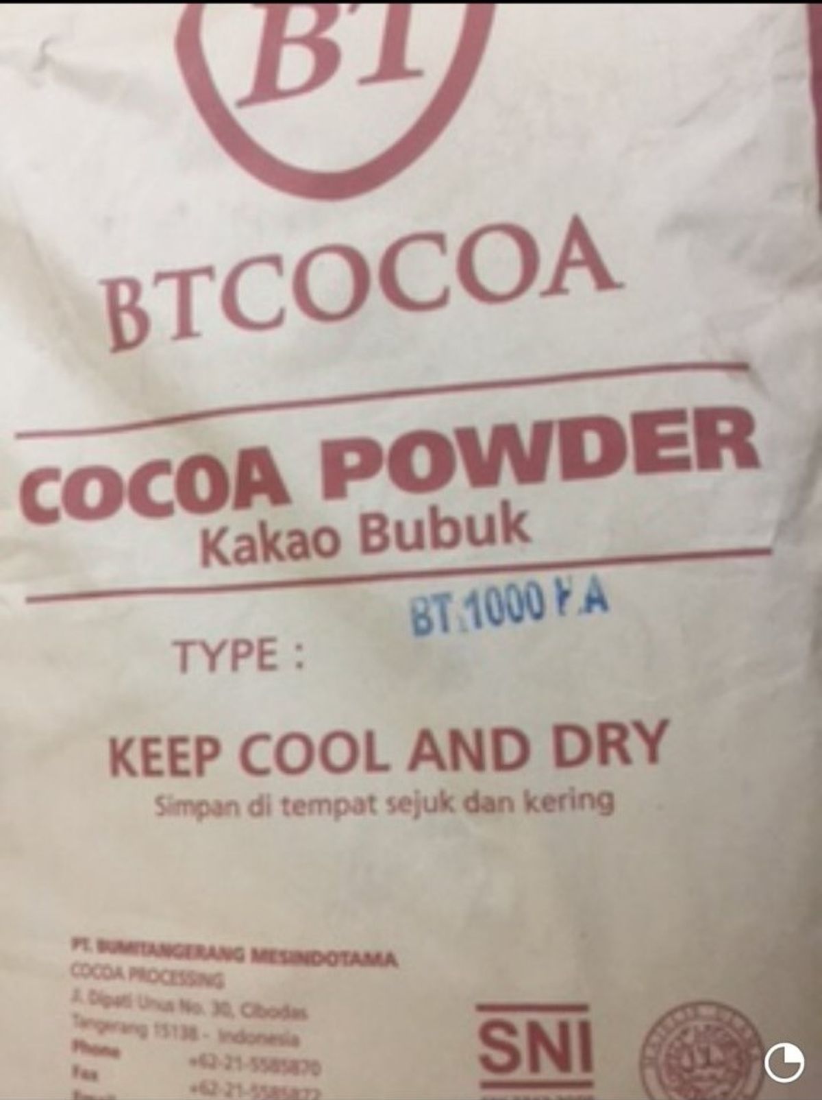 Bột Cacao Nguyên Chất BT1000 (Cocoa Powder) - Indonesia giá sỉ, giá bán ...