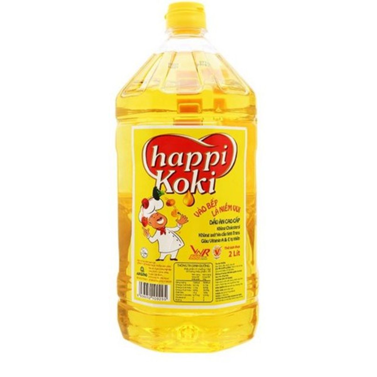 Dầu ăn Happy Koki bình 2 Lít Thùng 6 bình giá sỉ, giá bán buôn - Thị ...