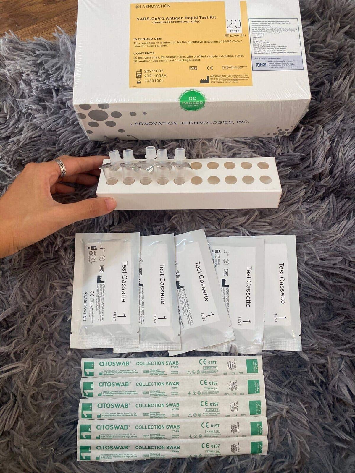 Kit test nhanh Covid-19 Labnovation Công nghệ Đức được Bộ Y Tế cấp phép ...