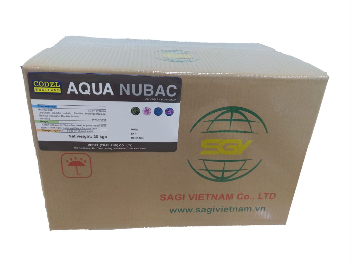 AQUA NUBAC - Vi sinh nguyên liệu thủy sản chuyên làm sạch bạt ao nuôi ...