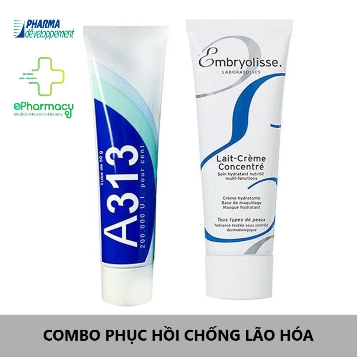 A313 Retinol Cream + Kem Dưỡng EMBRYOLISSE Lait Creme Concentre 30ml ...