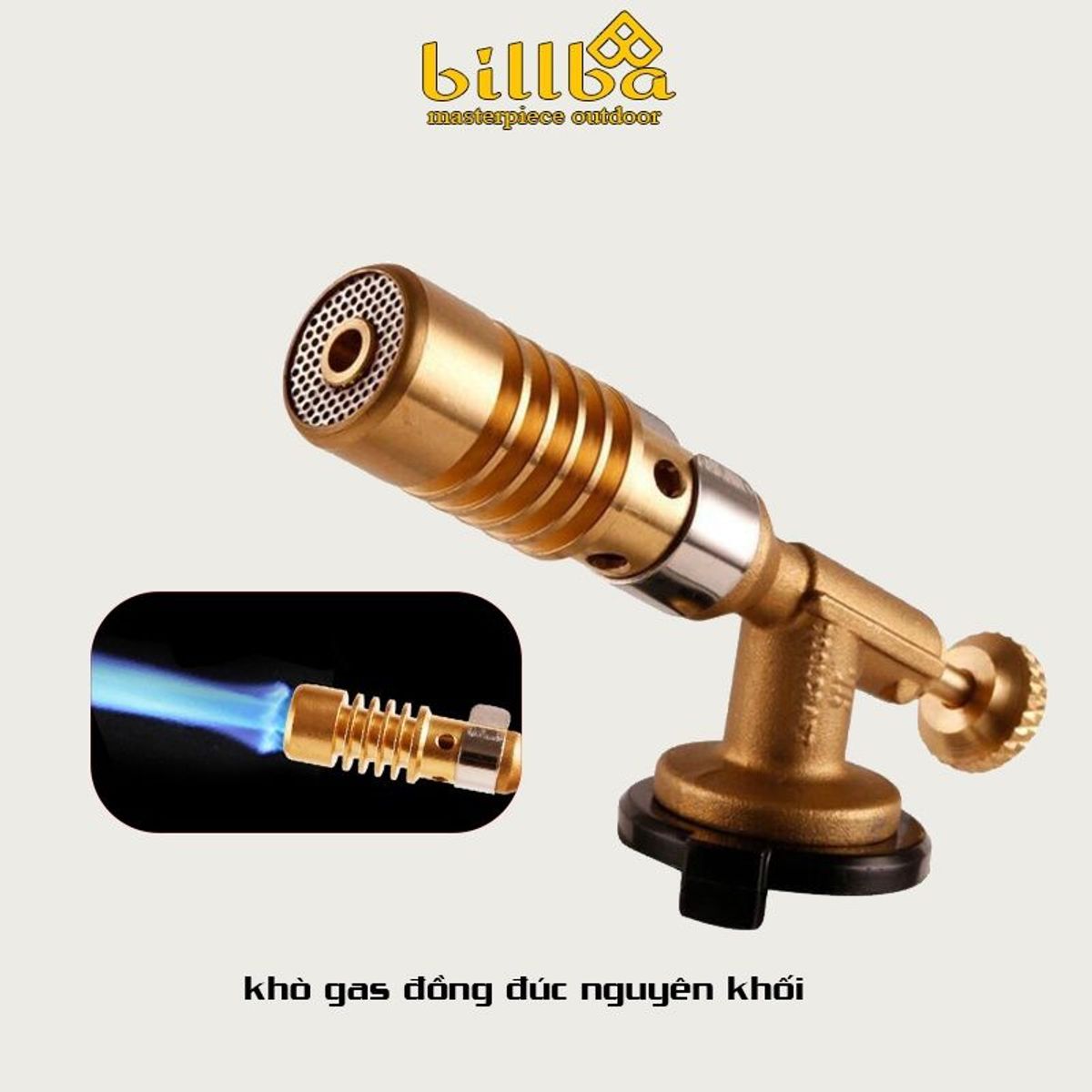 Đèn khò gas mini, Đầu khò ga oxy đồng đúc nguyên khối độ bền cao với ...