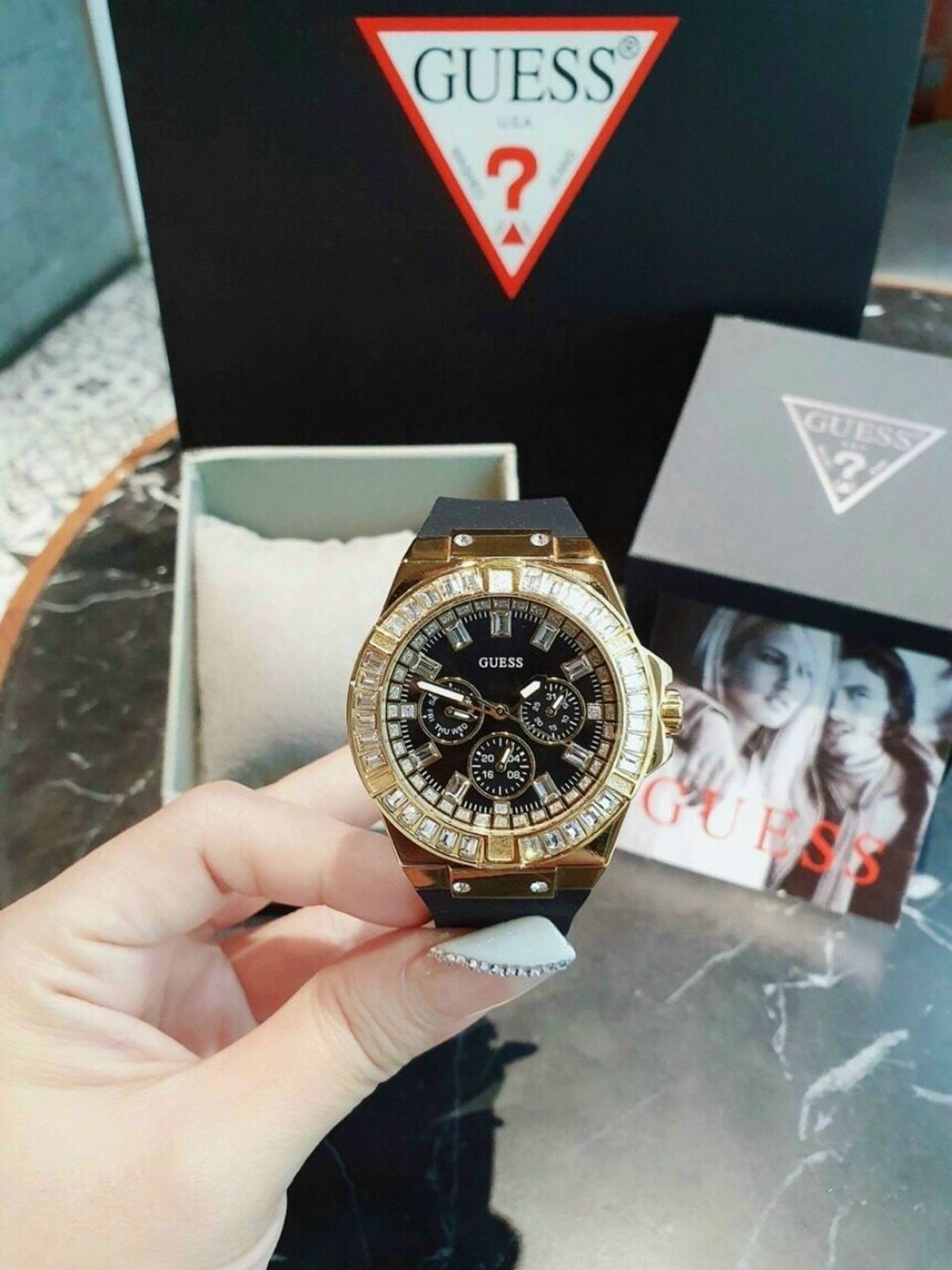 ĐỒNG HỒ GUEES NAM ĐEN CAO CẤP giá sỉ, giá bán buôn - Thị Trường Sỉ