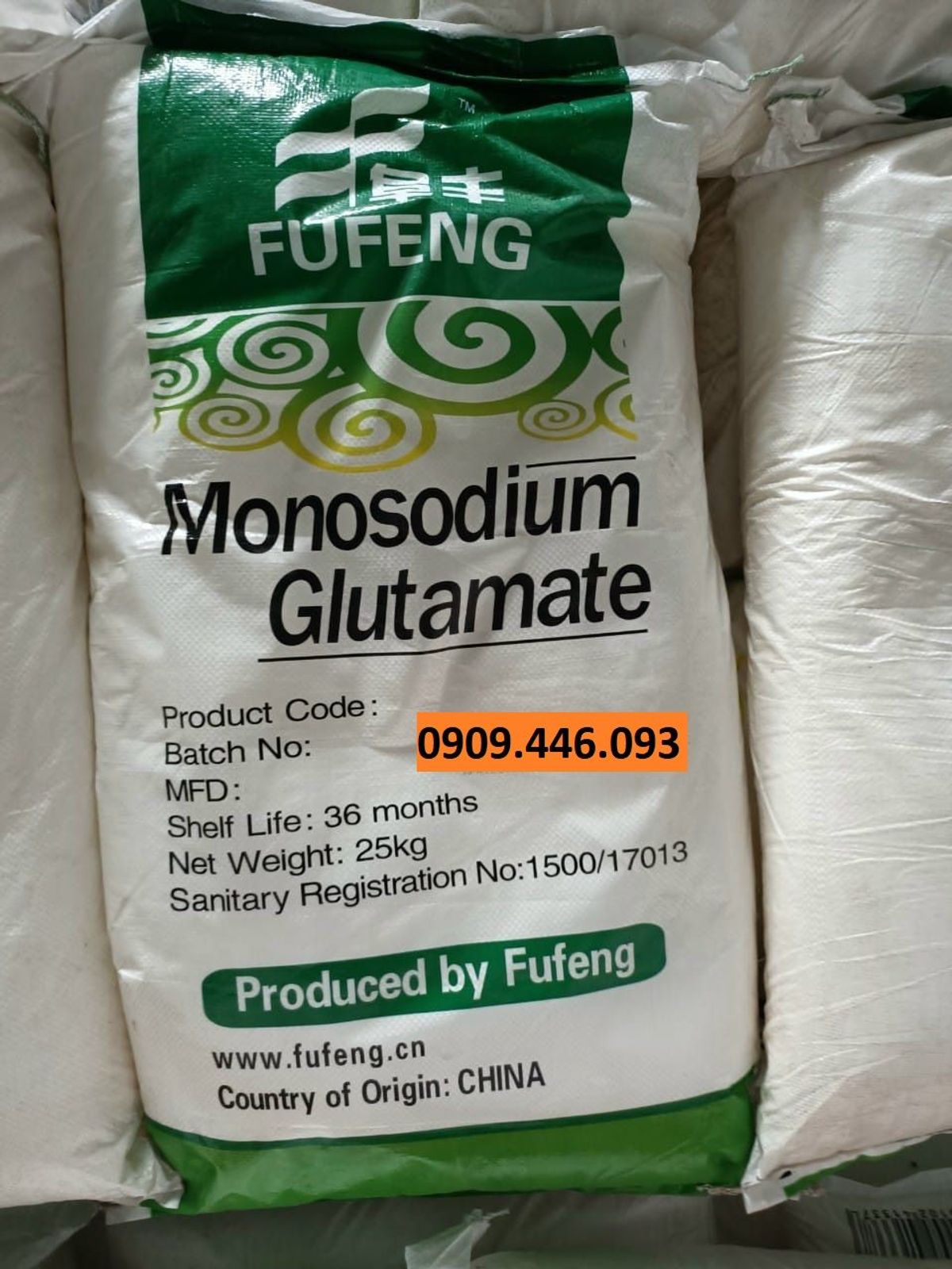 Bột ngọt Trung Quốc - Monosodium Glutamate Fufeng China bao lớn 25kg ...