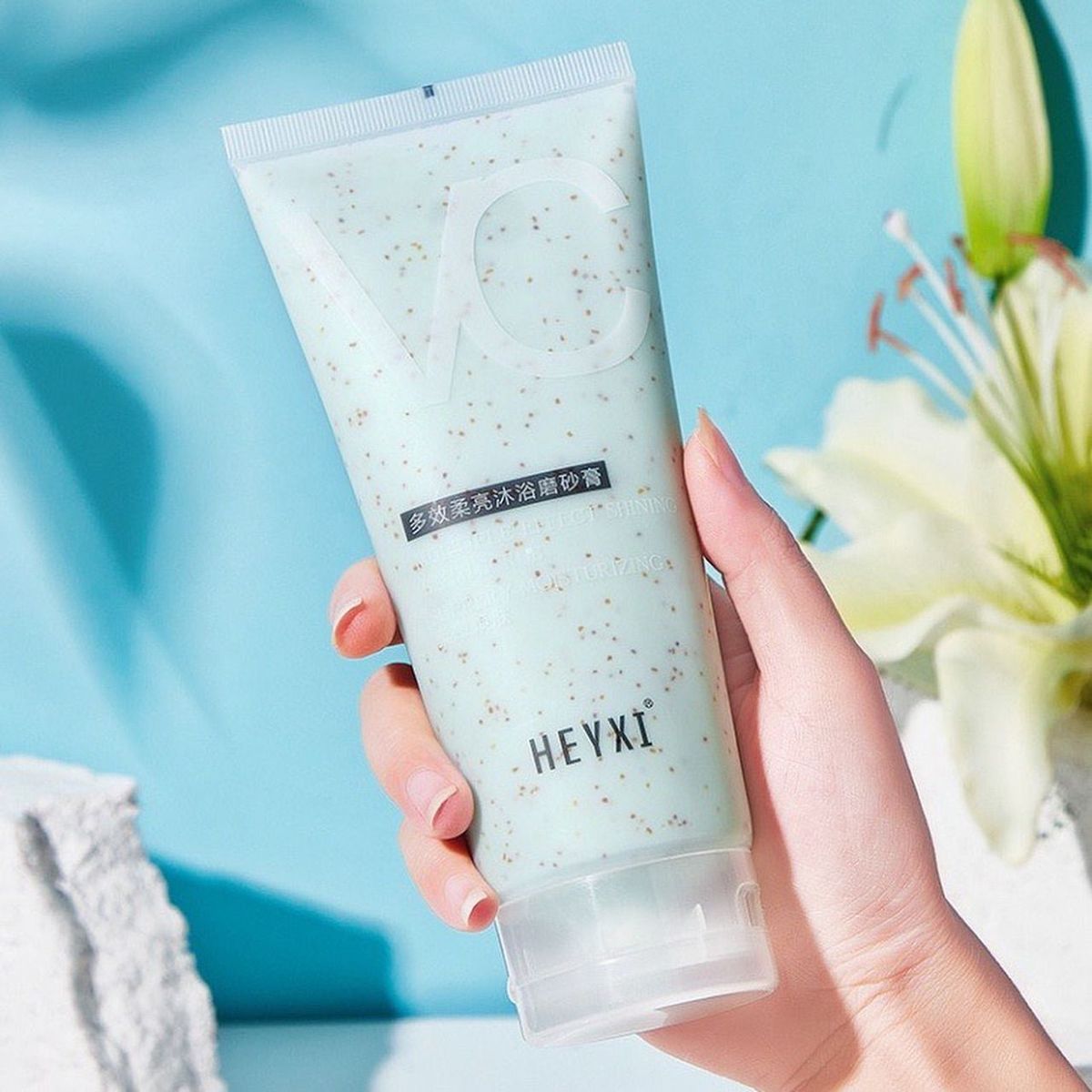 Tẩy tế bào chết Heyxi xanh tuýp 200ml giá sỉ, giá bán buôn - Thị Trường Sỉ