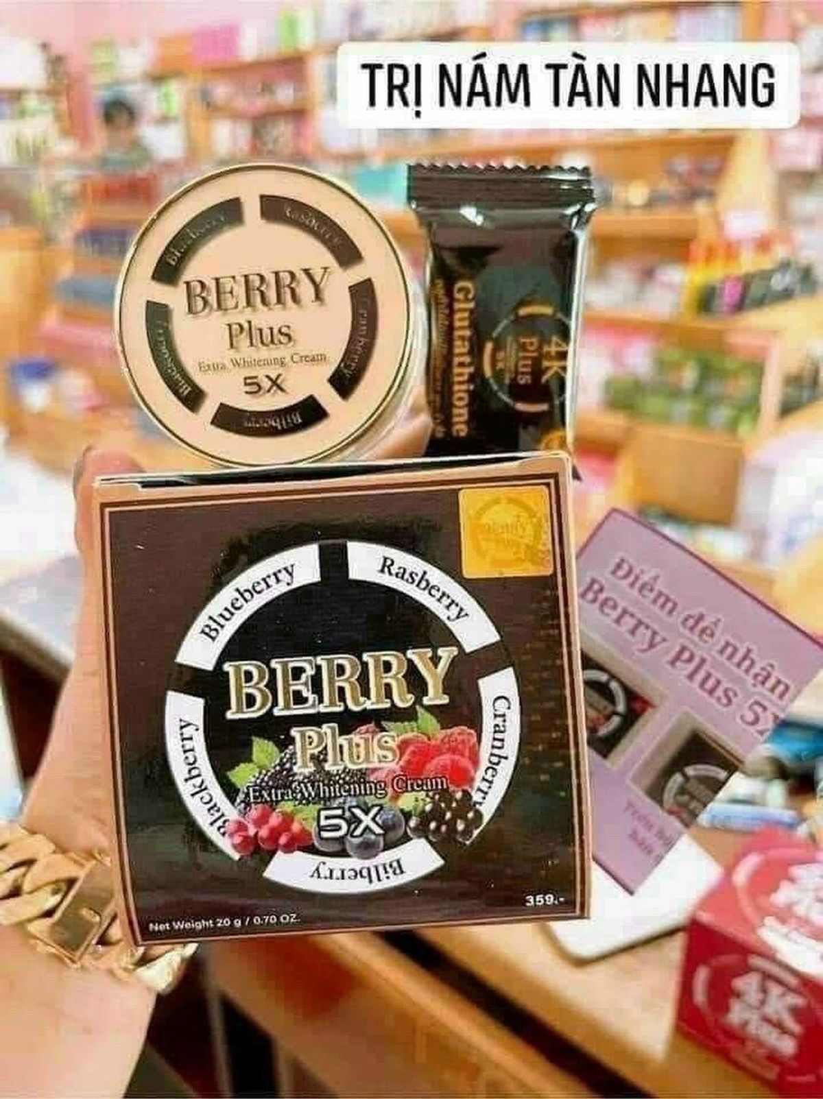 Kem 4k Berry plus Thái giá sỉ, giá bán buôn - Thị Trường Sỉ