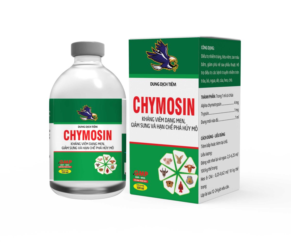 Thuốc Thú Y Chymosin Châu Thành Kháng Viêm, Giảm Đau Cho Heo, Bò, Trâu ...