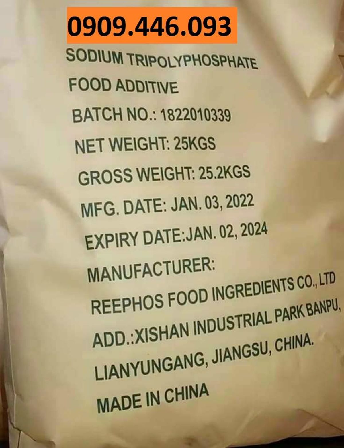 Phụ gia thực phẩm STPP E451 - Sodium Tripolyphosphate số lượng lớn giá ...