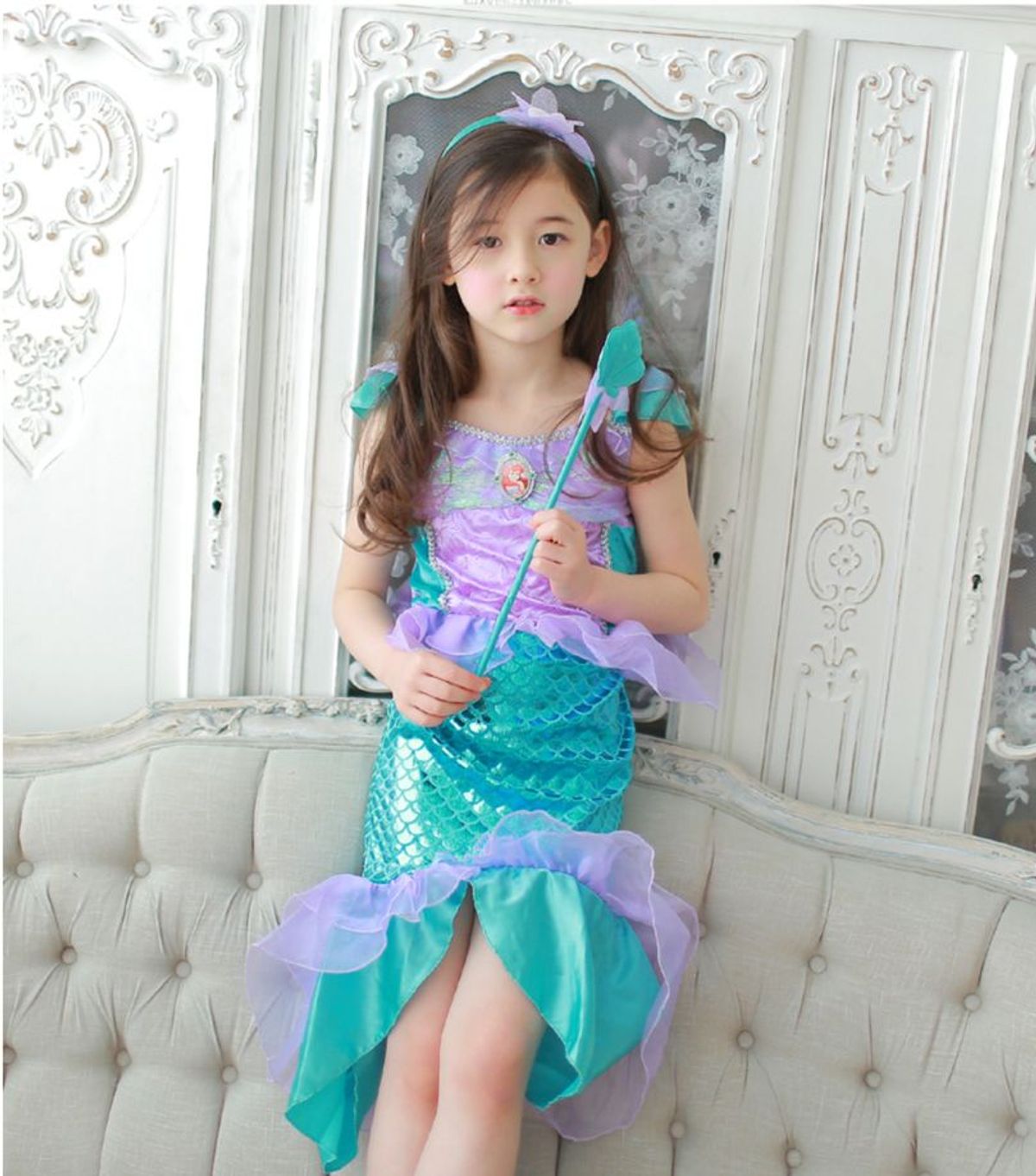 Trang phục hóa trang Người Cá Ariel - Disney kèm phụ kiện giá sỉ, giá ...