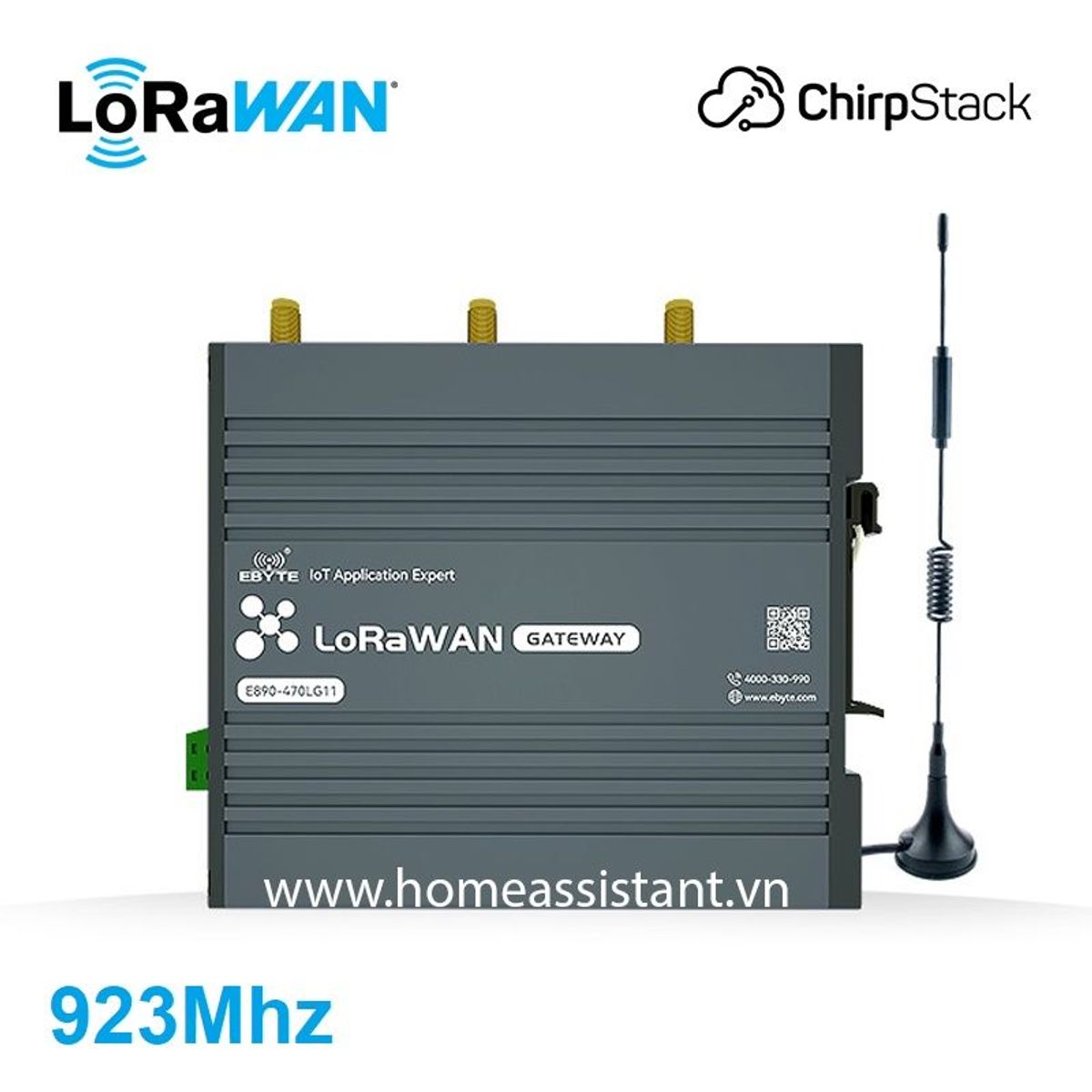 Trung Tâm Thu Phát Lora AS923 SX1302 Ebyte E890 (Hỗ trợ HomeAssistant MQTT LoraWan ChirpStack ...