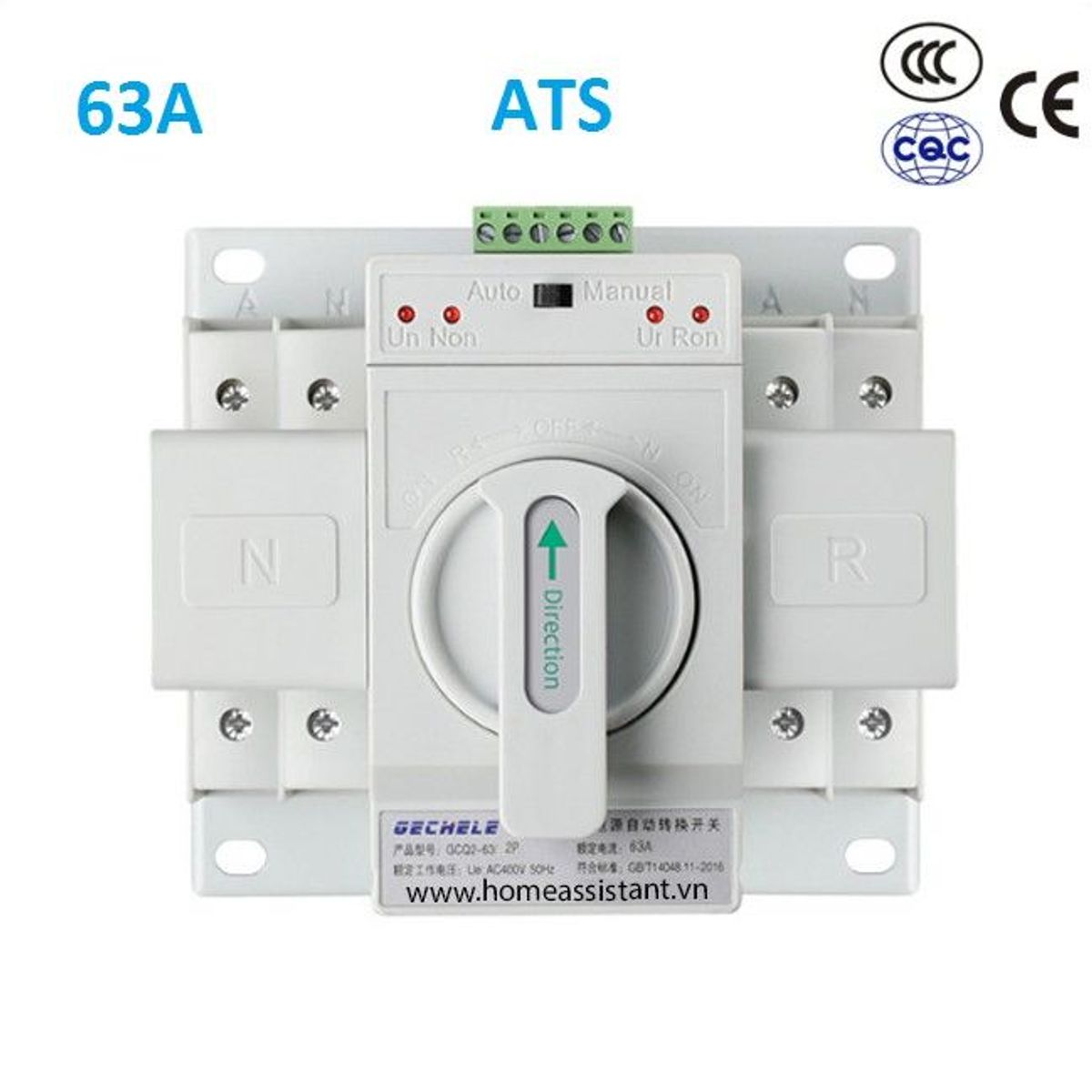 Cầu Dao Đổi Nguồn Tự Động ATS 1 Pha 63A ATS01 giá sỉ, giá bán buôn ...