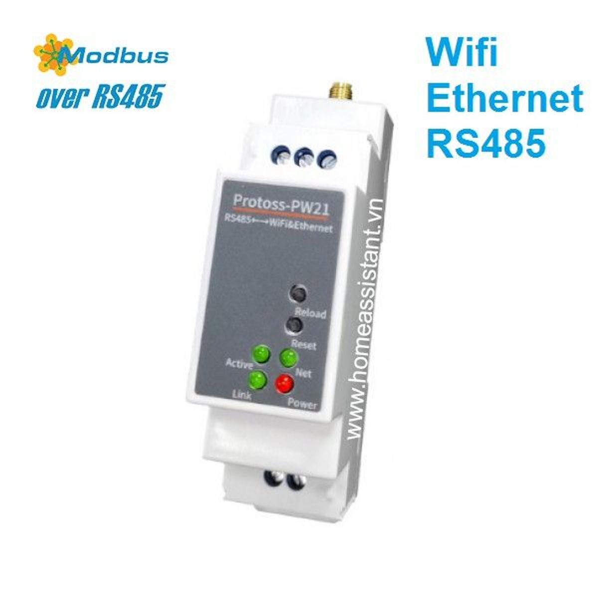 Bộ Định Tuyến Wifi Và Ethernet Sang RS485 Modbus Elfin PW21 (Hỗ trợ ...