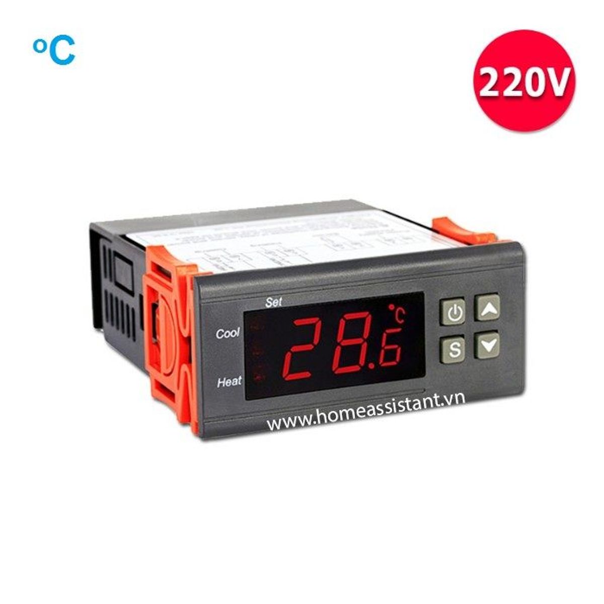 Công Tắc Điều Khiển Nhiệt Độ 220V TC01 (Máy ấp trứng) giá sỉ, giá bán ...