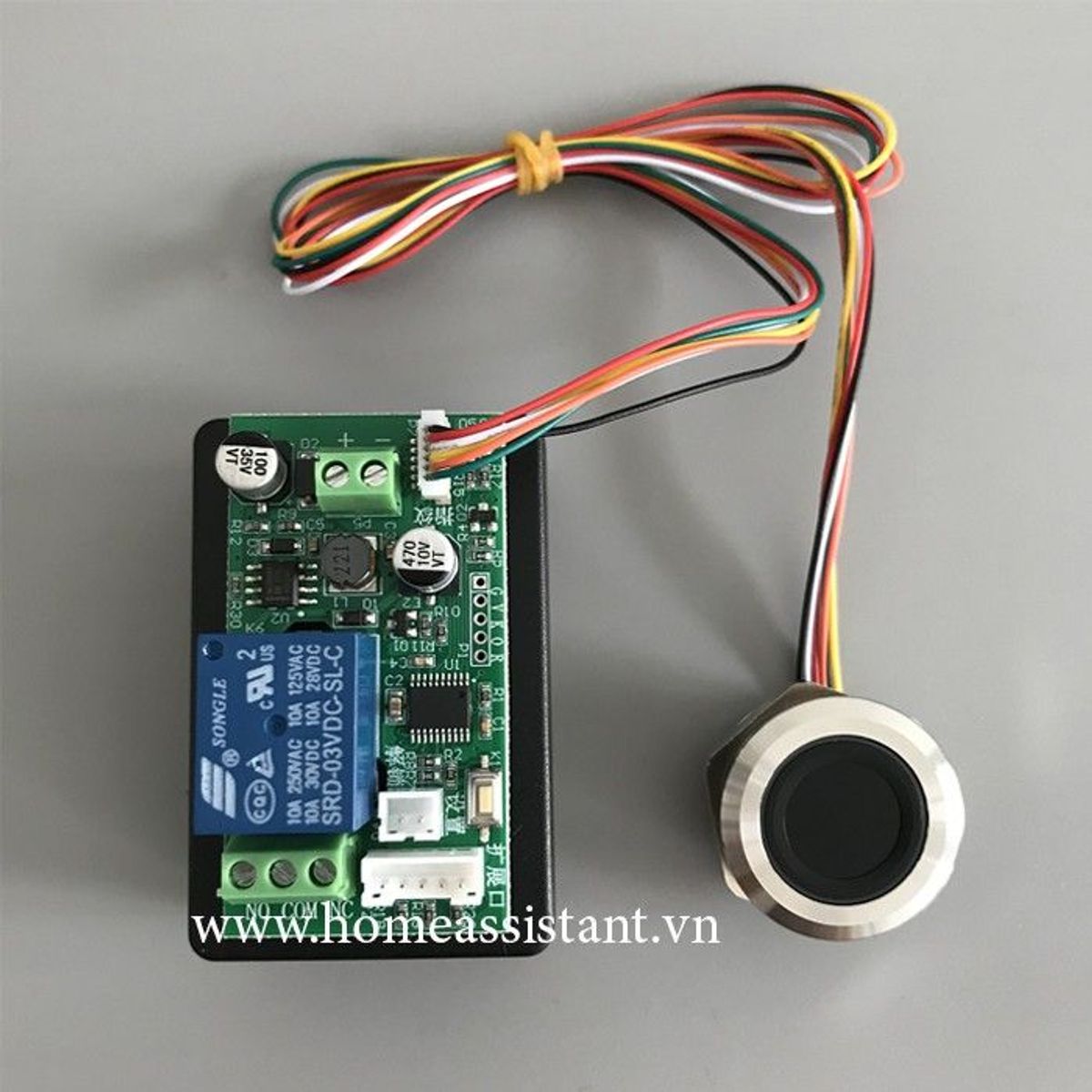 Công Tắc Giải Mã Mở Khóa Bằng Vân Tay Modbus RS485 VT01 (Kiểm soát ra ...