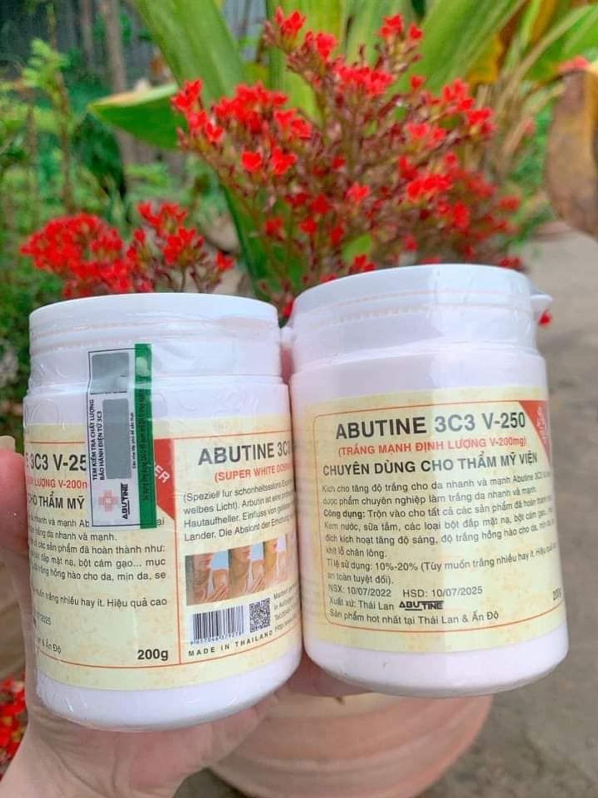 Kem kích trắng Abutine 3c3 V-250 Thái Lan hộp 200gram giá sỉ, giá bán ...