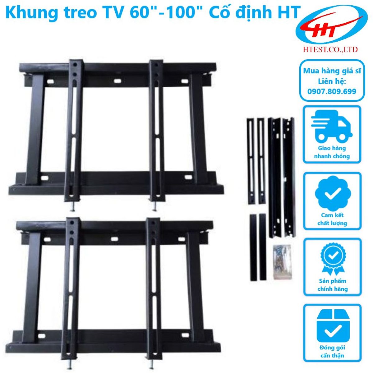 Khung treo TV 60″-100″ Cố định HT (CD 100) giá sỉ, giá bán buôn - Thị ...