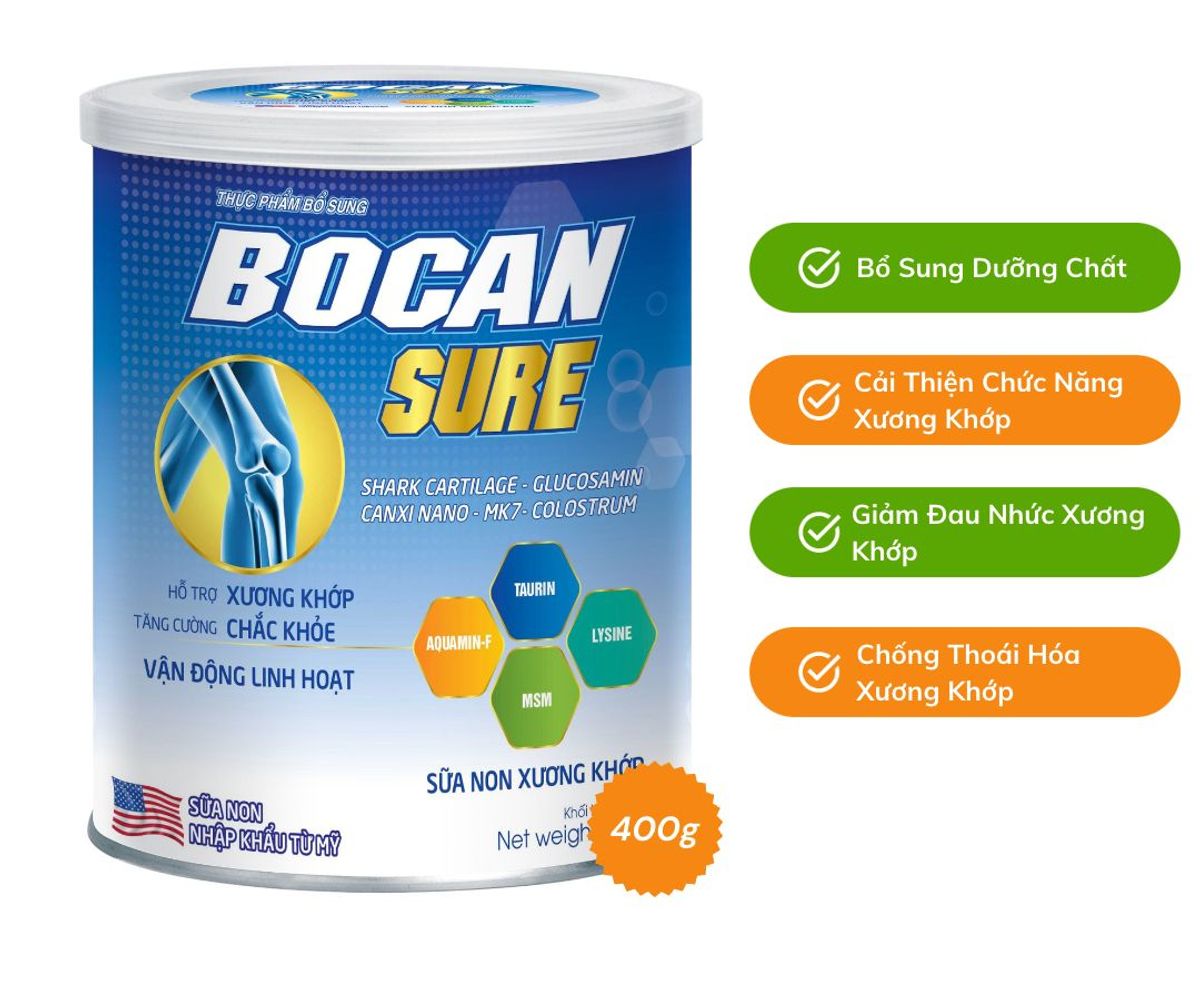 SỮA NON XƯƠNG KHỚP BOCAN SURE TĂNG CƯỜNG SỨC KHỎE CƠ XƯƠNG KHỚP, NGĂN ...