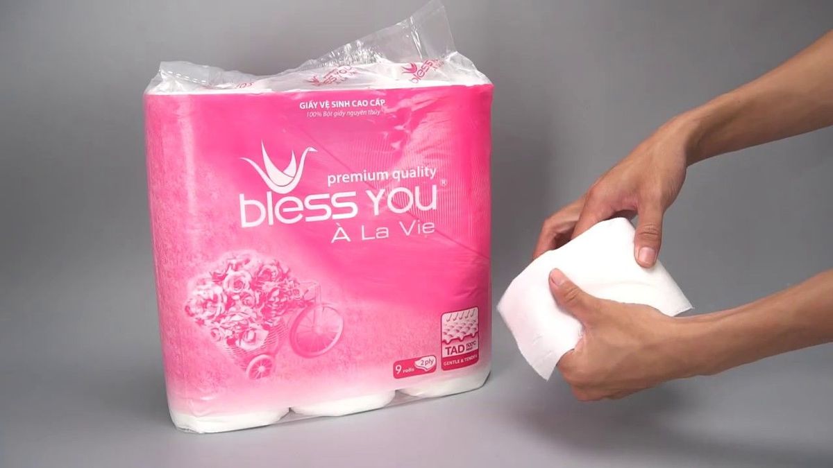 Khăn giấy cuộn Blessyou giá sỉ, giá bán buôn - Thị Trường Sỉ