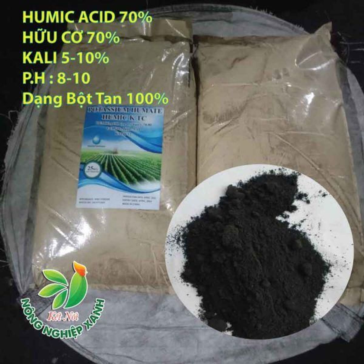 Humic Acid Trung Quốc Bao 25Kg giá sỉ, giá bán buôn - Thị Trường Sỉ