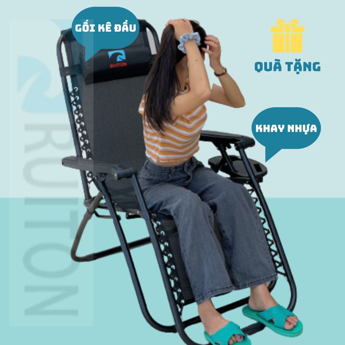 GHẾ XẾP THƯ GIÃN-RUITON giá sỉ, giá bán buôn - Thị Trường Sỉ