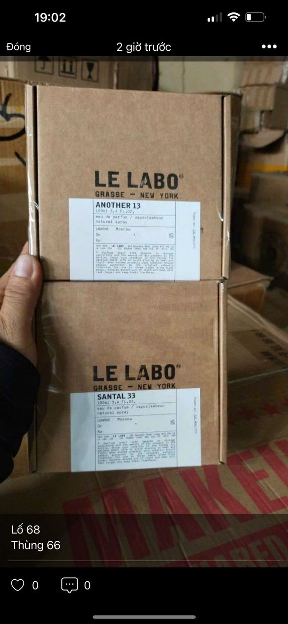 Nước hoa lelabo 13-33 thường 100ml giá sỉ, giá bán buôn - Thị Trường Sỉ