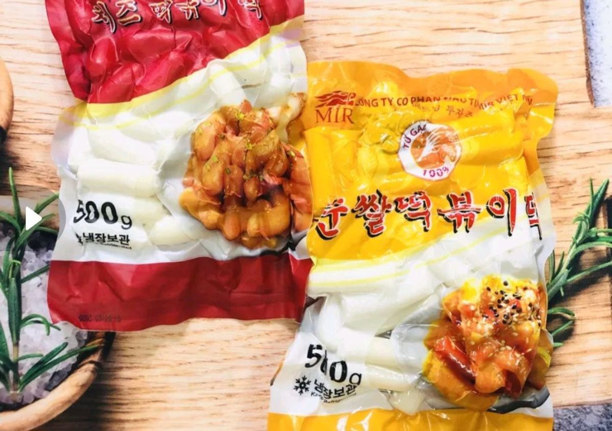 Bánh gạo tokbokki Hàn Quốc 500G Siêu ngon giá sỉ, giá bán buôn - Thị ...