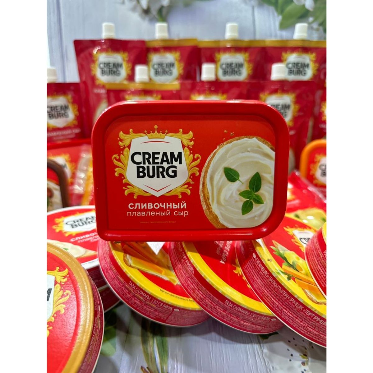 Phomai tươi cream burg cream nhập khẩu Nga 190g, fomat tươi phết bánh ...