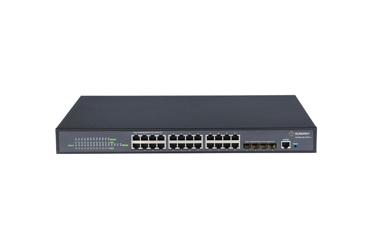 Thiết Bị Chuyển Mạch 24 Cổng Sundray XS3200-28X-PWR-LI giá sỉ, giá bán ...