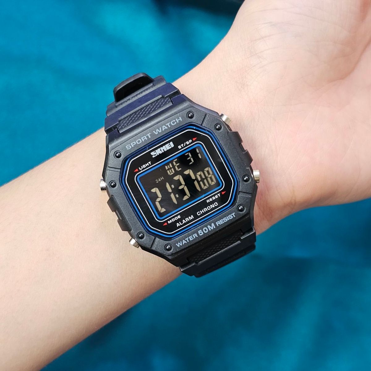 Đồng hồ Nam SKMEI 1496 hiển thị giờ điện tử dây đeo bằng Silicon giá sỉ ...