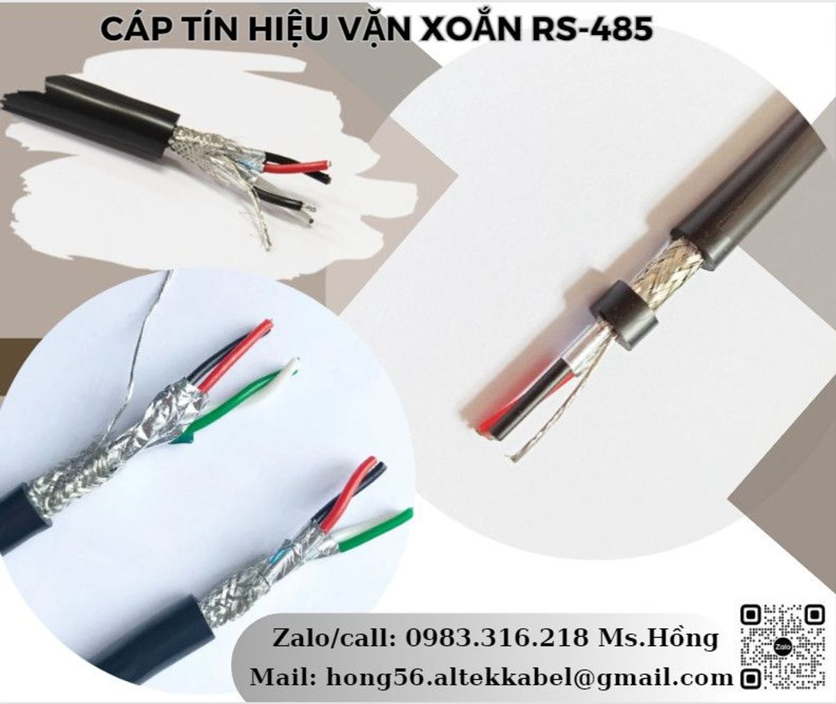 Cáp tín hiệu vặn xoắn RS-485 Altek Kabel giá sỉ, giá bán buôn - Thị ...