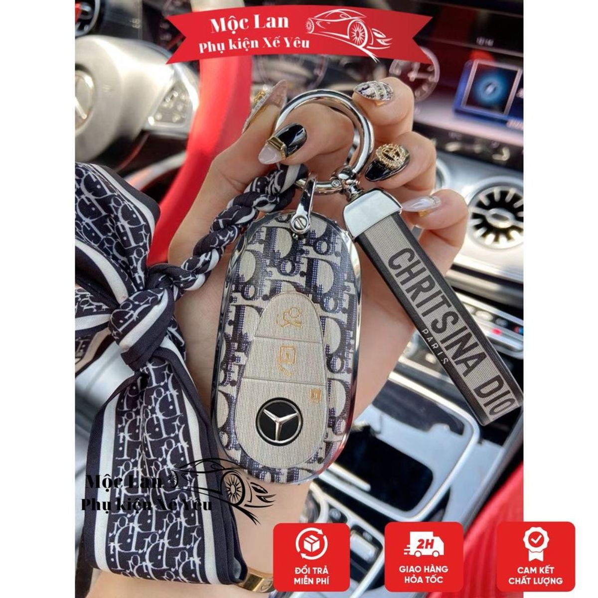 Ốp chìa khóa GUCCI,BBR,DIOR các dòng xe Mercedes mẫu mới: C300 2022 ...