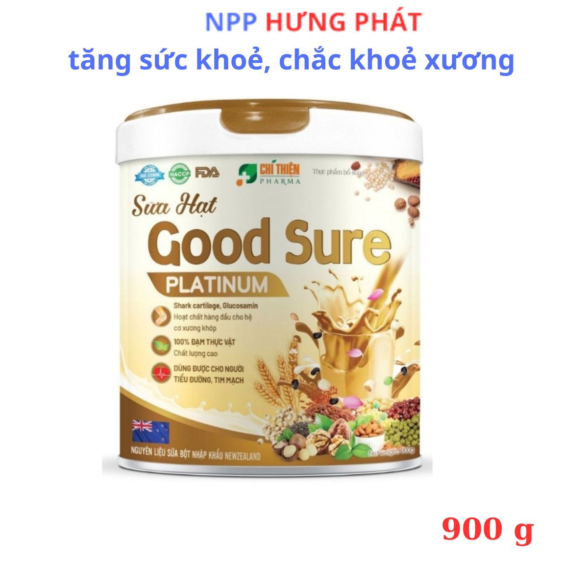 Sữa hạt Good sure giúp nuôi dưỡng và bảo vệ sụn khớp, xương khớp, hấp ...