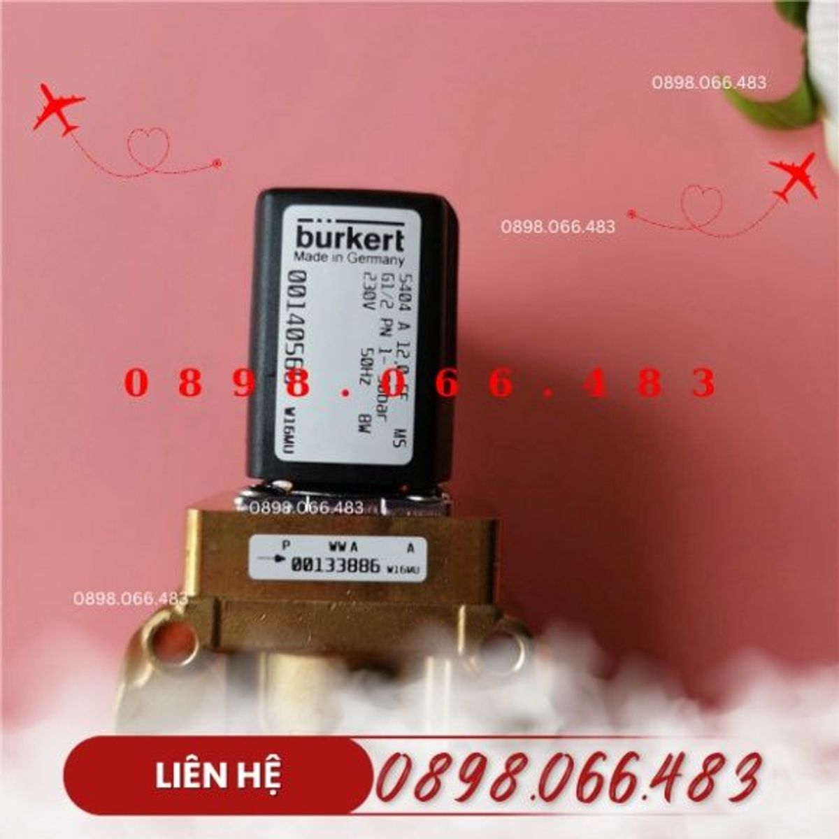 Van Công Tắc Burkert Dòng 5404 Van Điện Từ Chịu Nhiệt Độ Cao Và Áp Suất Cao 00140566 hàng đẹp ...