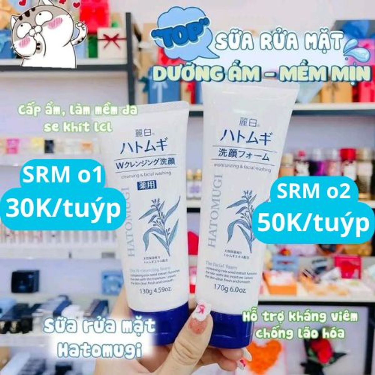 Sữa rửa mặt Ý Dĩ 130g -Màu Trắng giá sỉ, giá bán buôn - Thị Trường Sỉ