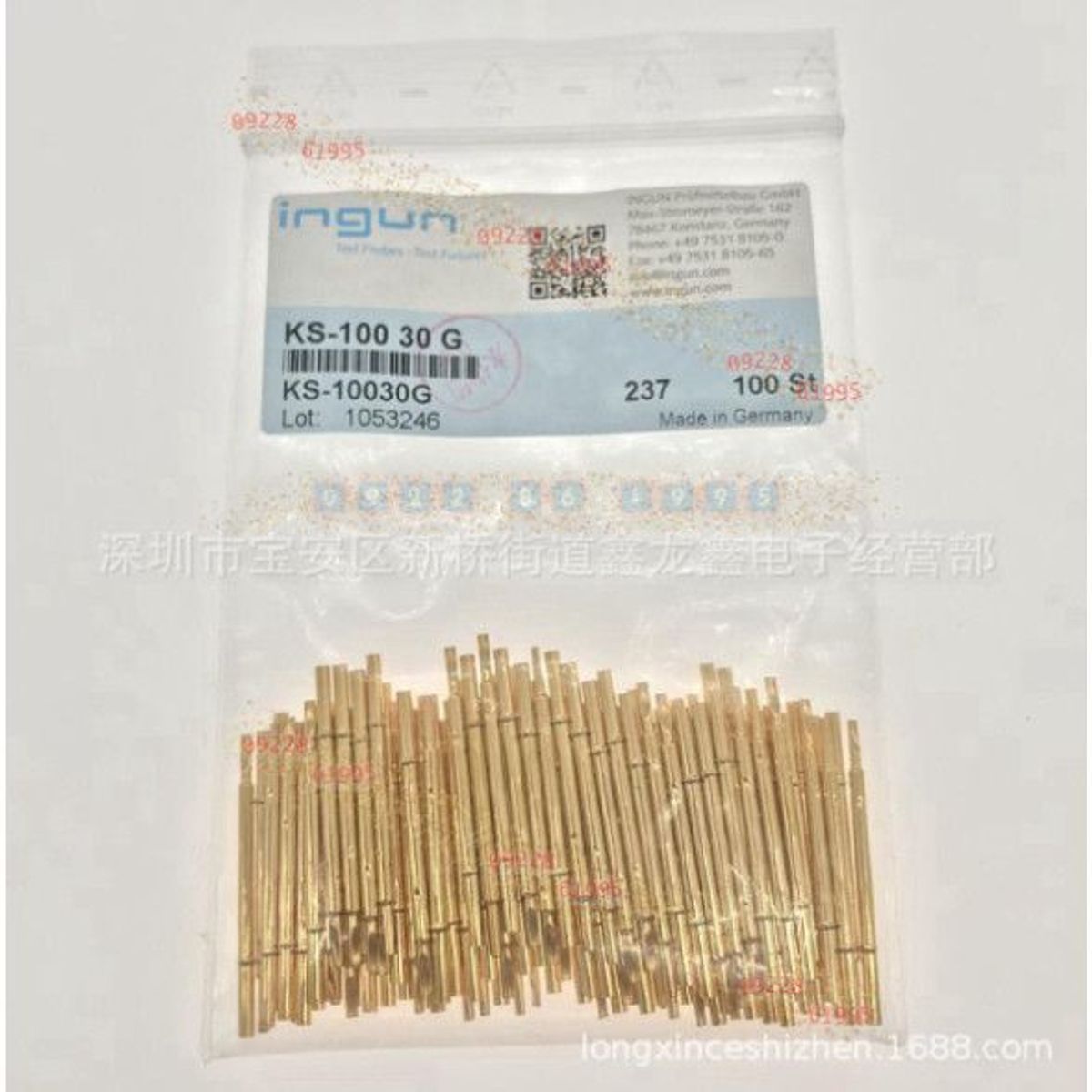 KS-100 30G 47G Bộ Đầu Dò Thép Ingun Anh Nhập Khẩu Đức R100-4S 4W Bán ...