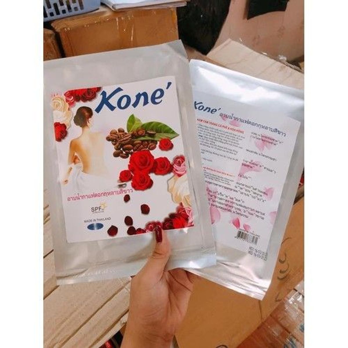 Tắm trắng body kone thái lan-TINH CHẤT CÀ PHÊ VÀ HOA HỒNG giá sỉ, giá ...