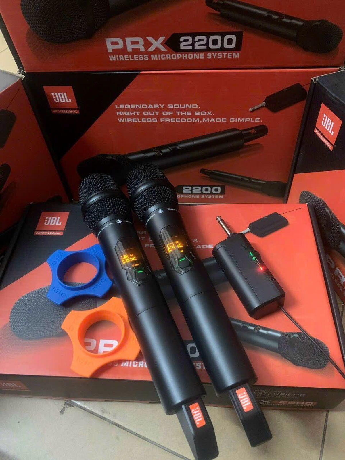 Micro Karaoke Không Dây JBL PRX 2200 - Độ Nhạy Cao, Bắt Sóng Xa, Chống ...