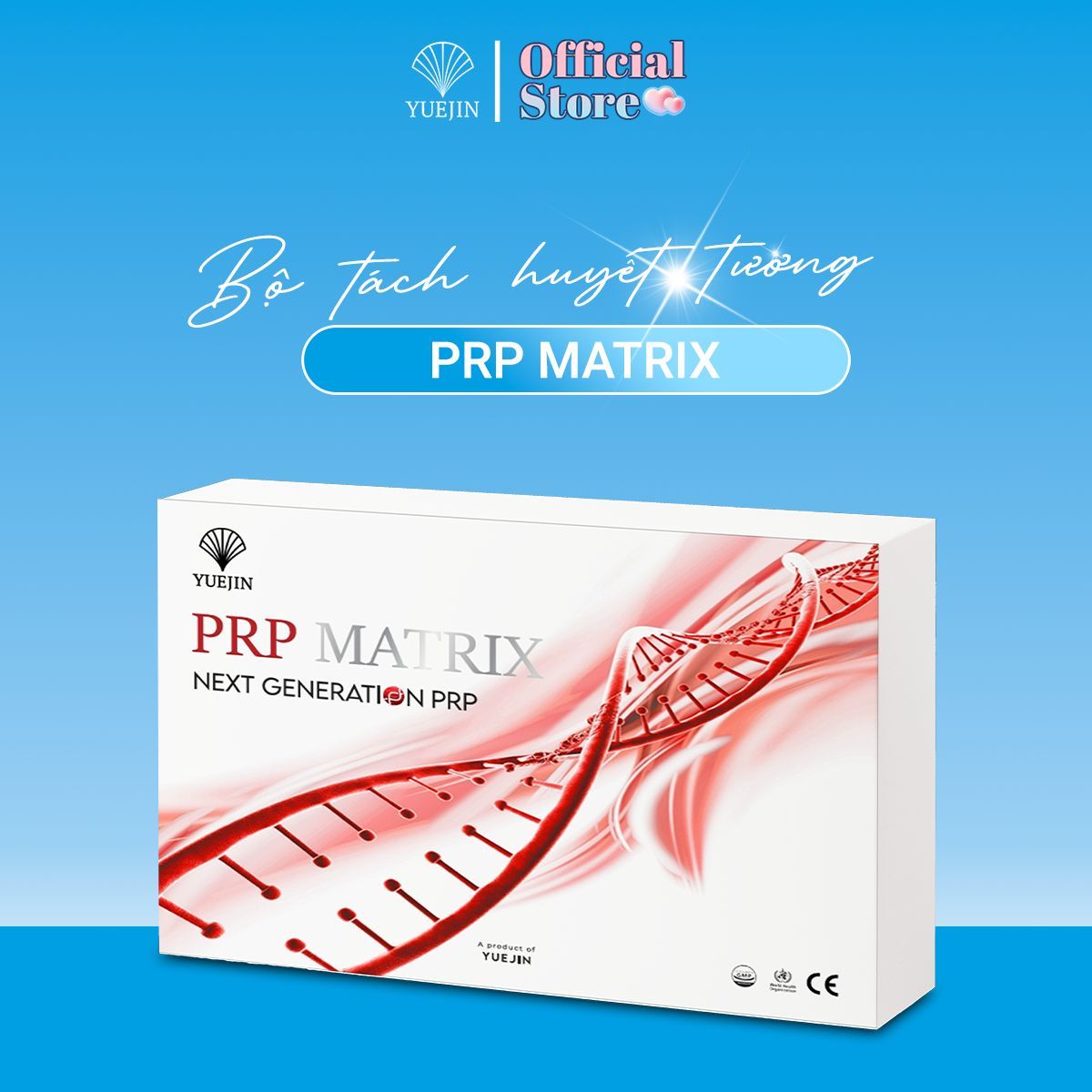 Yuejin - Bộ Kit PRP tách huyết tương giàu tiểu cầu 18 món PRP Matrix ...