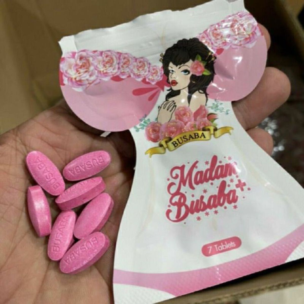 Viên Uống Nở Ngực Madam Busaba Thái Lan gói 7 viên giá sỉ, giá bán buôn ...