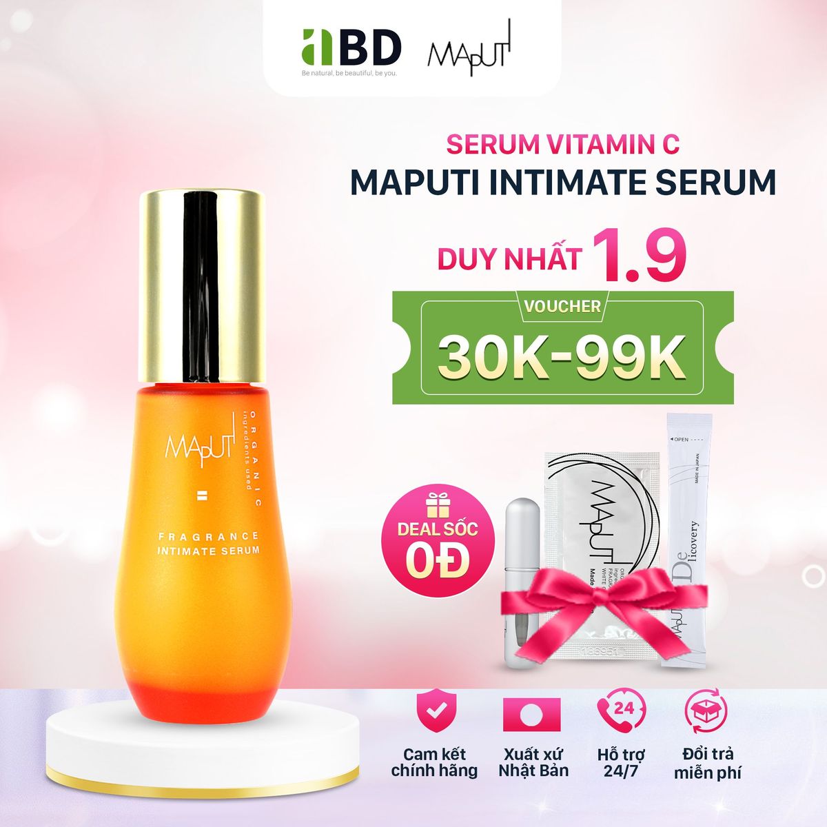 Tinh chất Serum Nhật bản - Nâng Cơ, Trẻ Hóa Da, tái tạo, cấp ẩm cho làn da - MAPUTI SERUM Nhật ...