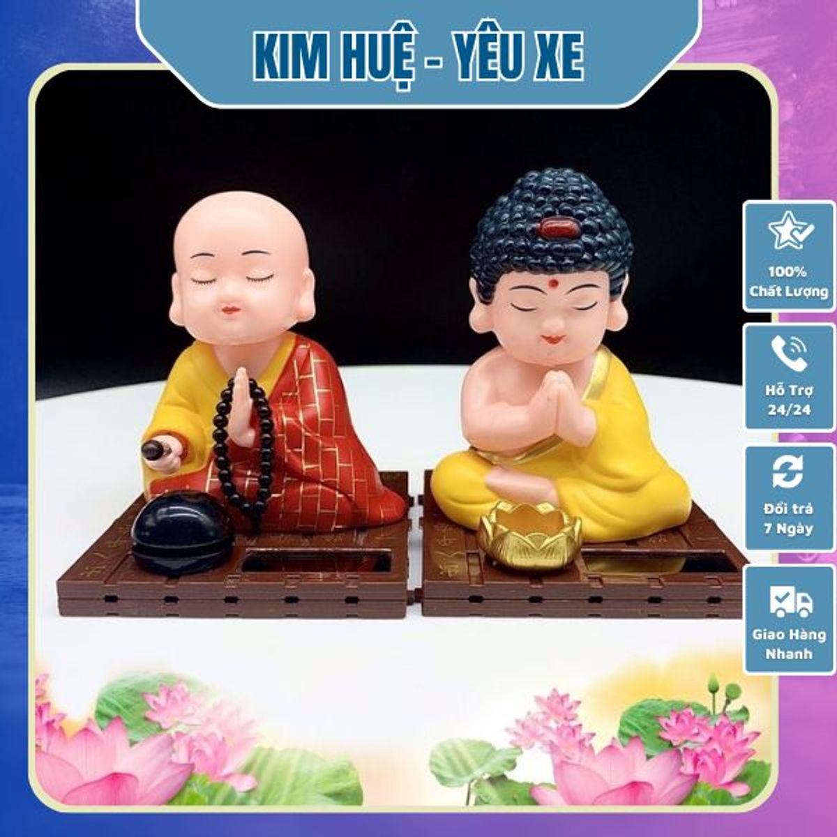 Chú Tiểu Gõ Mõ Tụng Kinh Có Nhạc Dùng Pin Sạc Trang Trí Ban Thờ Phật Để ...