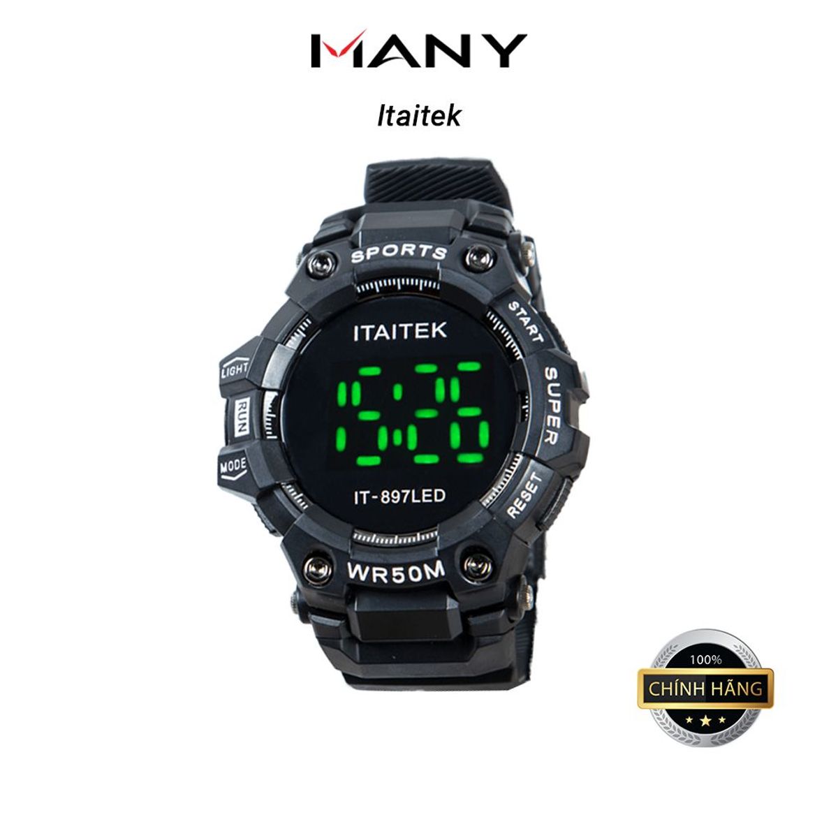 Đồng hồ điện tử thể thao cho nam Itaitek 897 - Đồng hồ Led nam năng ...
