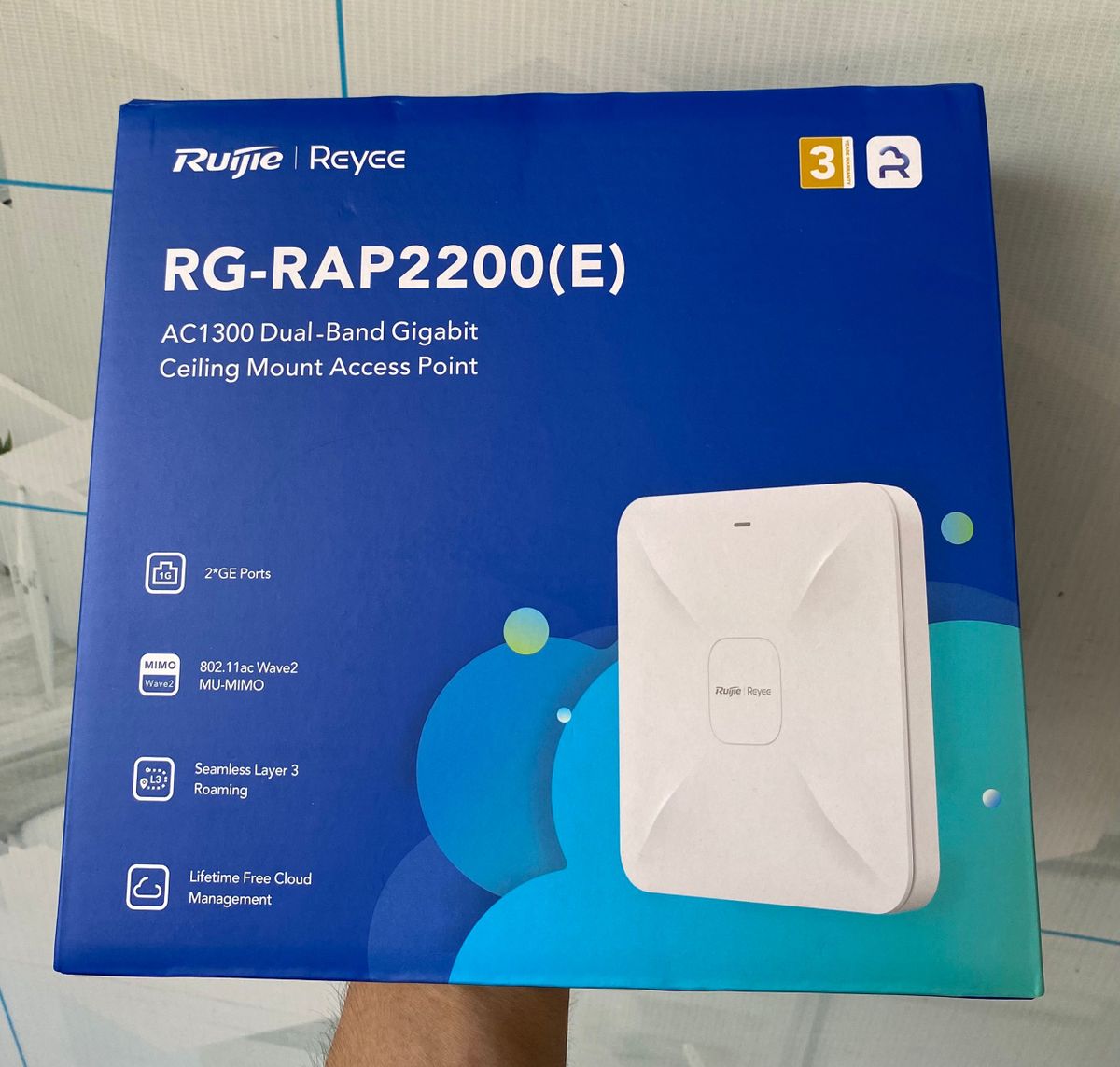 Thiết bị thu phát Wifi ốp trần hoặc gắn tường RG-RAP2200 ( E ) giá sỉ ...