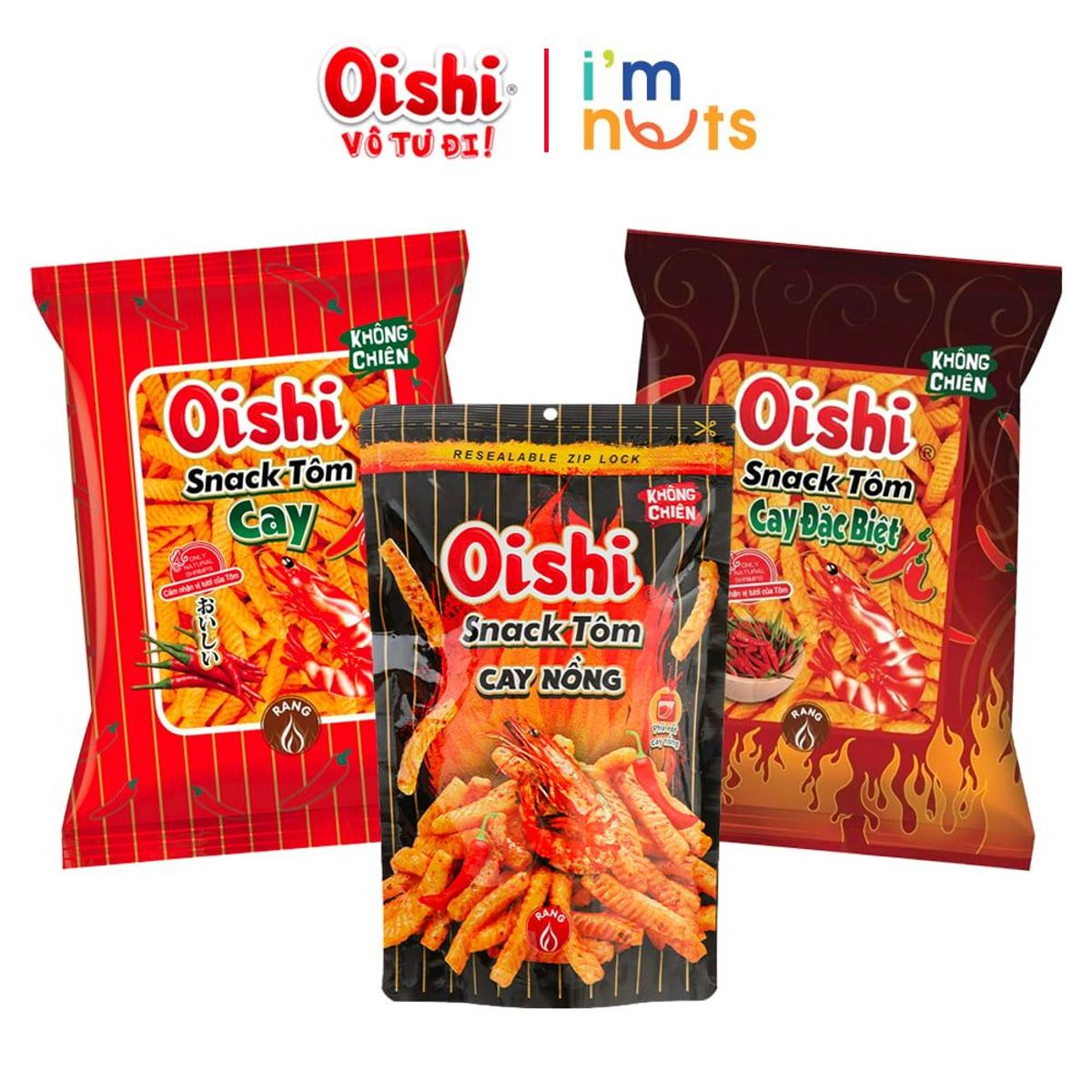 Snack Oishi Đủ Vị Túi Zip Tiện Lợi giá sỉ, giá bán buôn - Thị Trường Sỉ