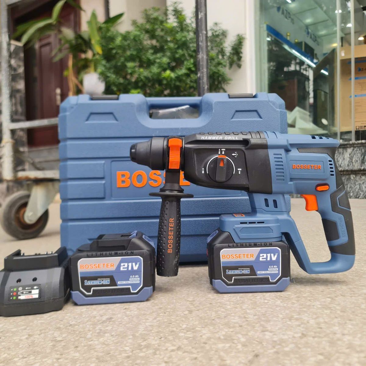 Máy Khoan Bê Tông Bosseter BT-3850R Bản Nâng Cấp ( Pin 15seo, Mạch Chống Ngắt Tải ) , Động Cơ ...